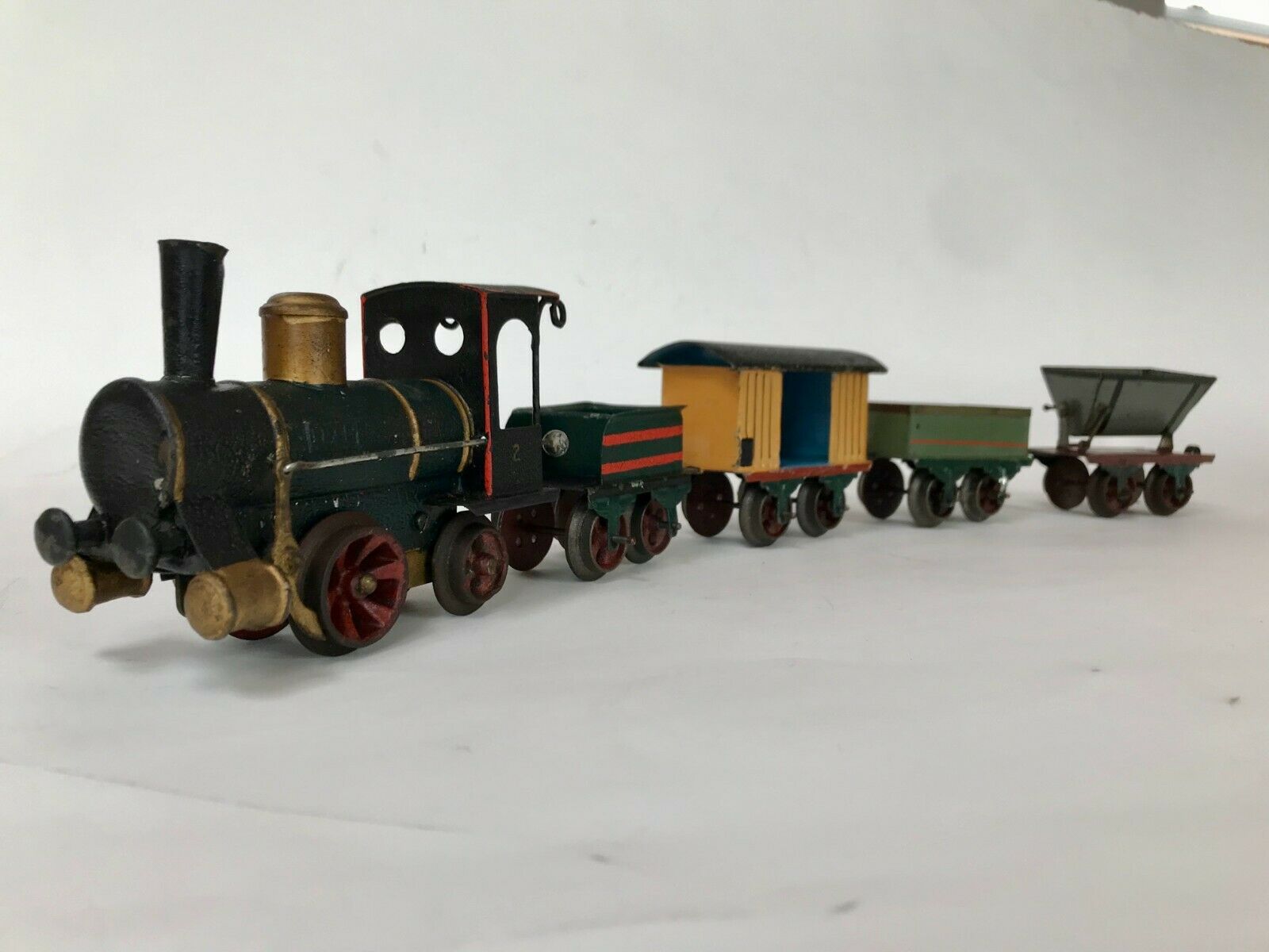 1890’s Marklin Train Set: Clockwork, Hand-Painted, First Series ...