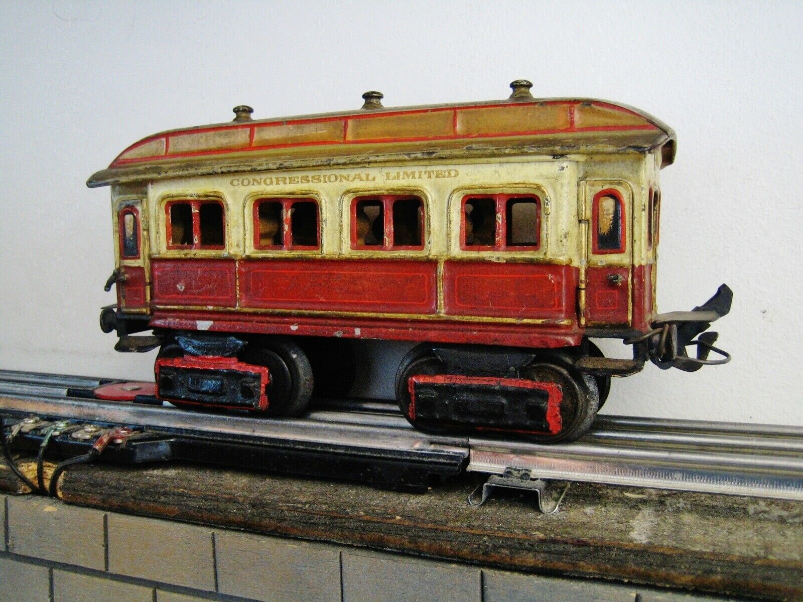 ANTIQUE TURN OF CENTURY GERMAN MARKLIN TRAIN CATTLE CAR HAND PAINTED ...