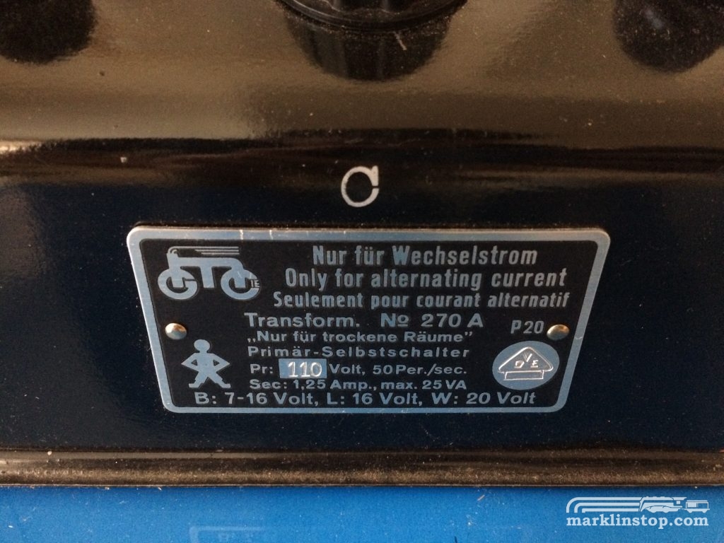 Marklin 13470 CG Transformer with Original Crate Box - MarklinStop Shop
