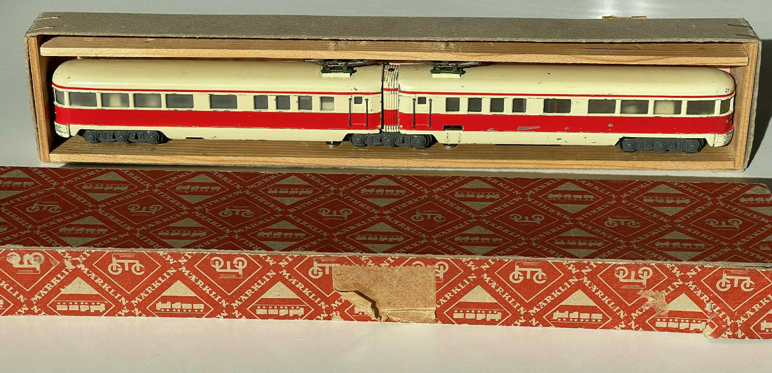 VINTAGE MARKLIN HO SCALE DT800 DOUBLE RAILCARS - MarklinStop Shop