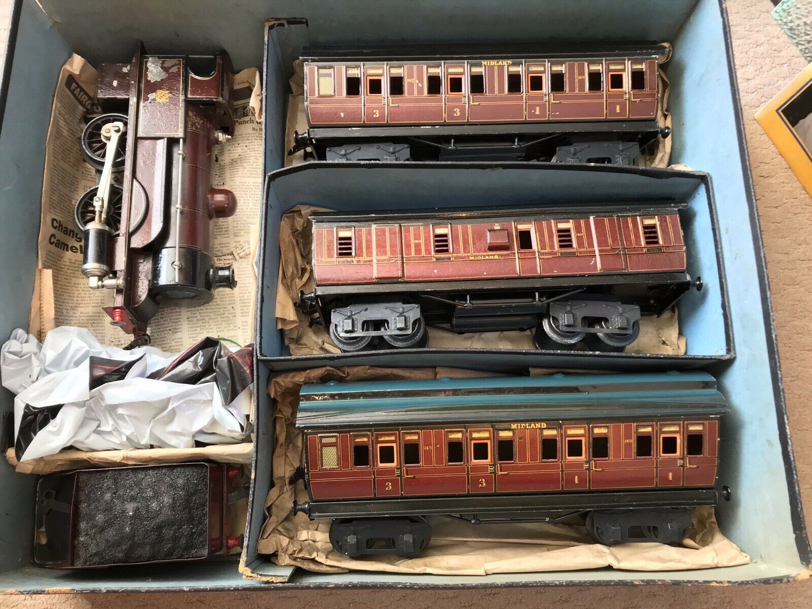 Marklin Vintage Gauge 1 Live Steam Train Set Original Box - MarklinStop ...