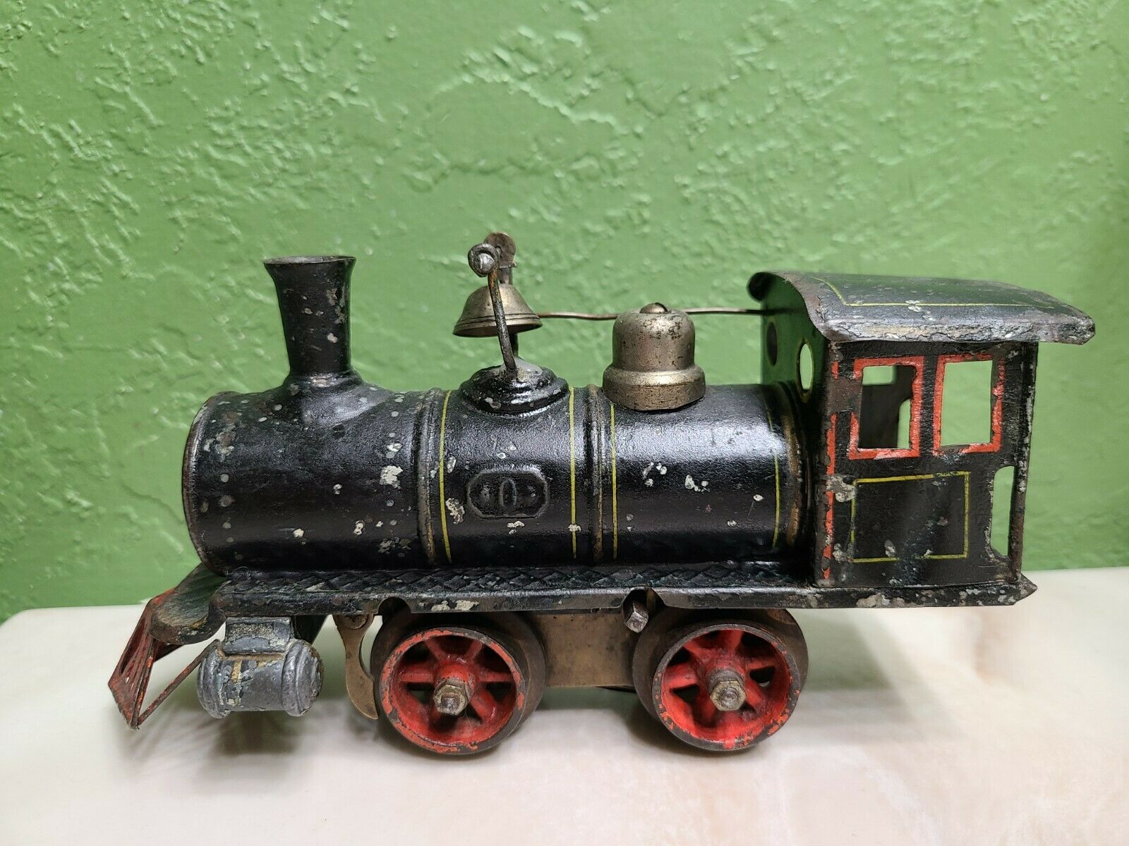 Marklin prewar tin windup toy train engine american market look old ...